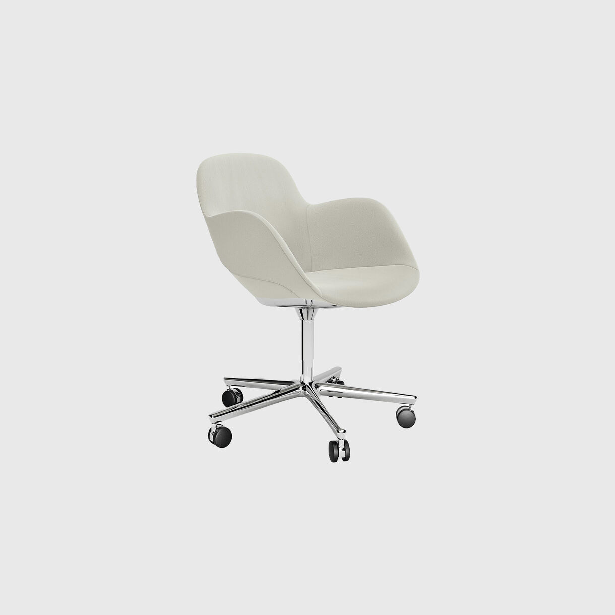 Sheru Armchair, 5 Star Base with Castors