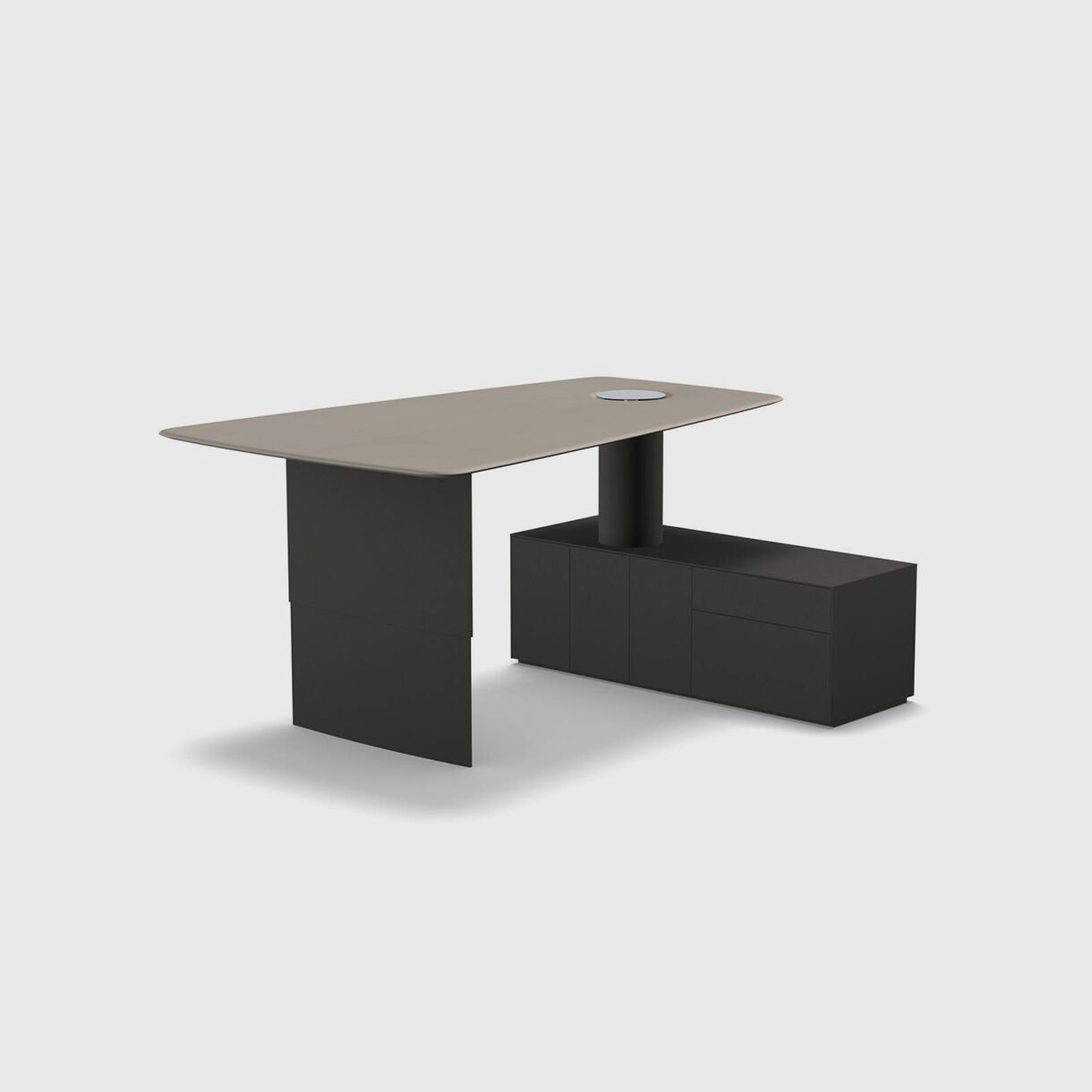 Walter Knoll Keypiece Communication Desk | Living Edge