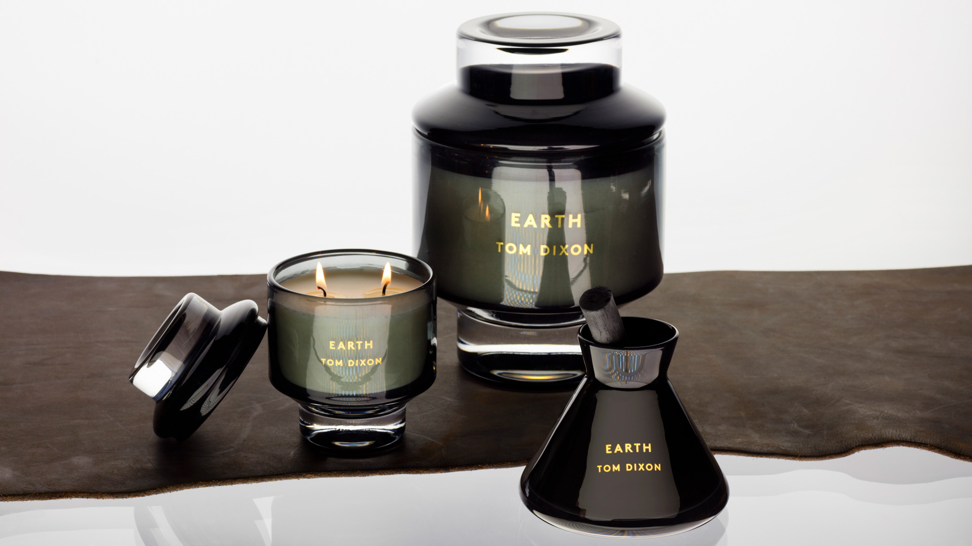 Tom Dixon Elements Earth Candle | Living Edge