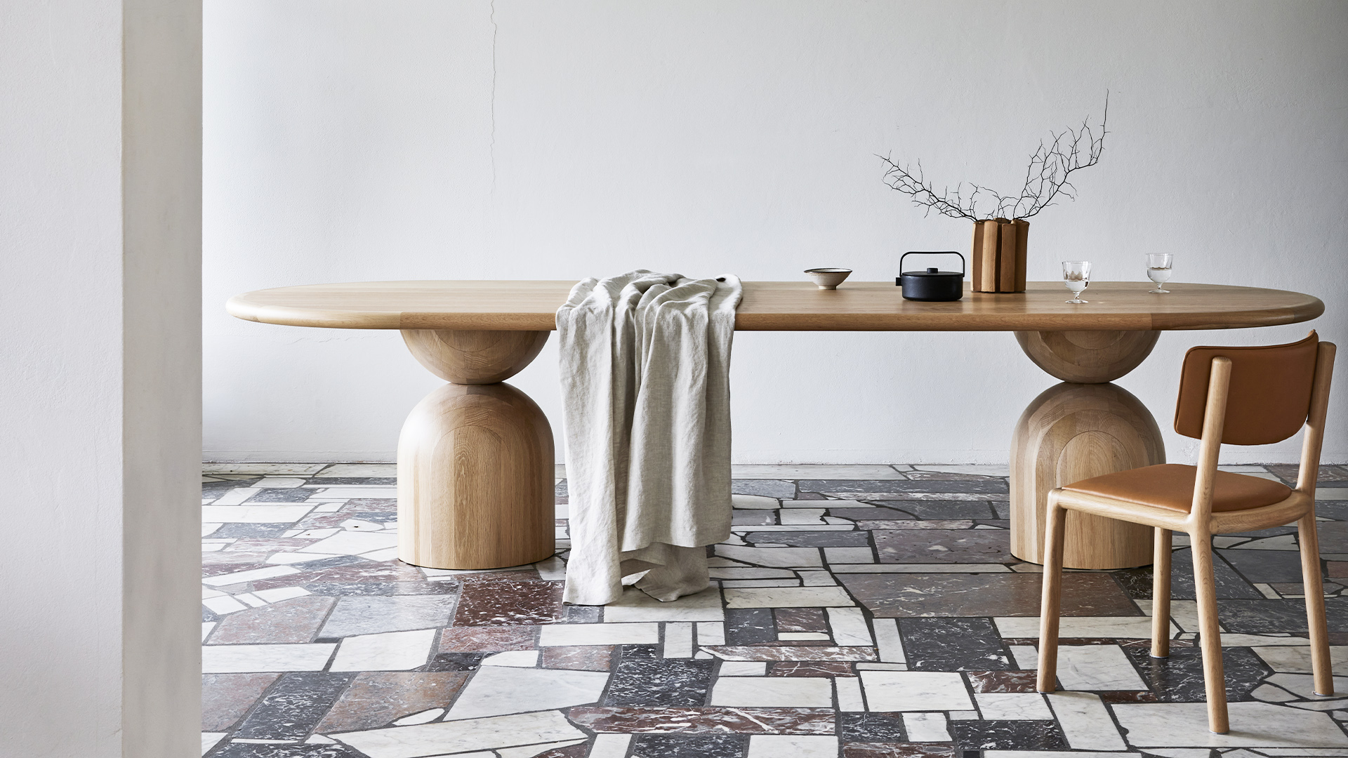 Double Bell Dining Table