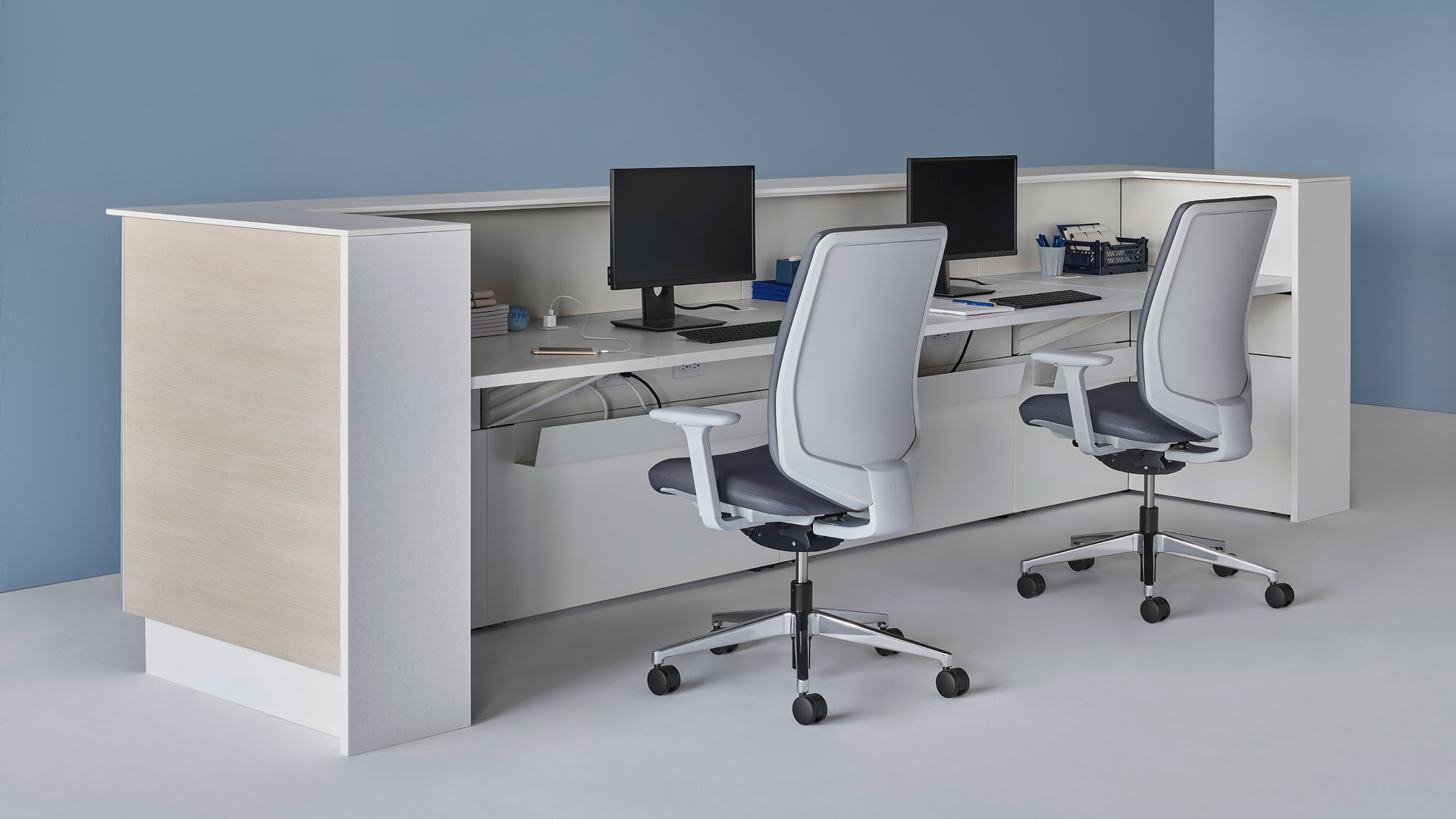 Herman Miller Verus Upholstered Back Task Chair | Living Edge