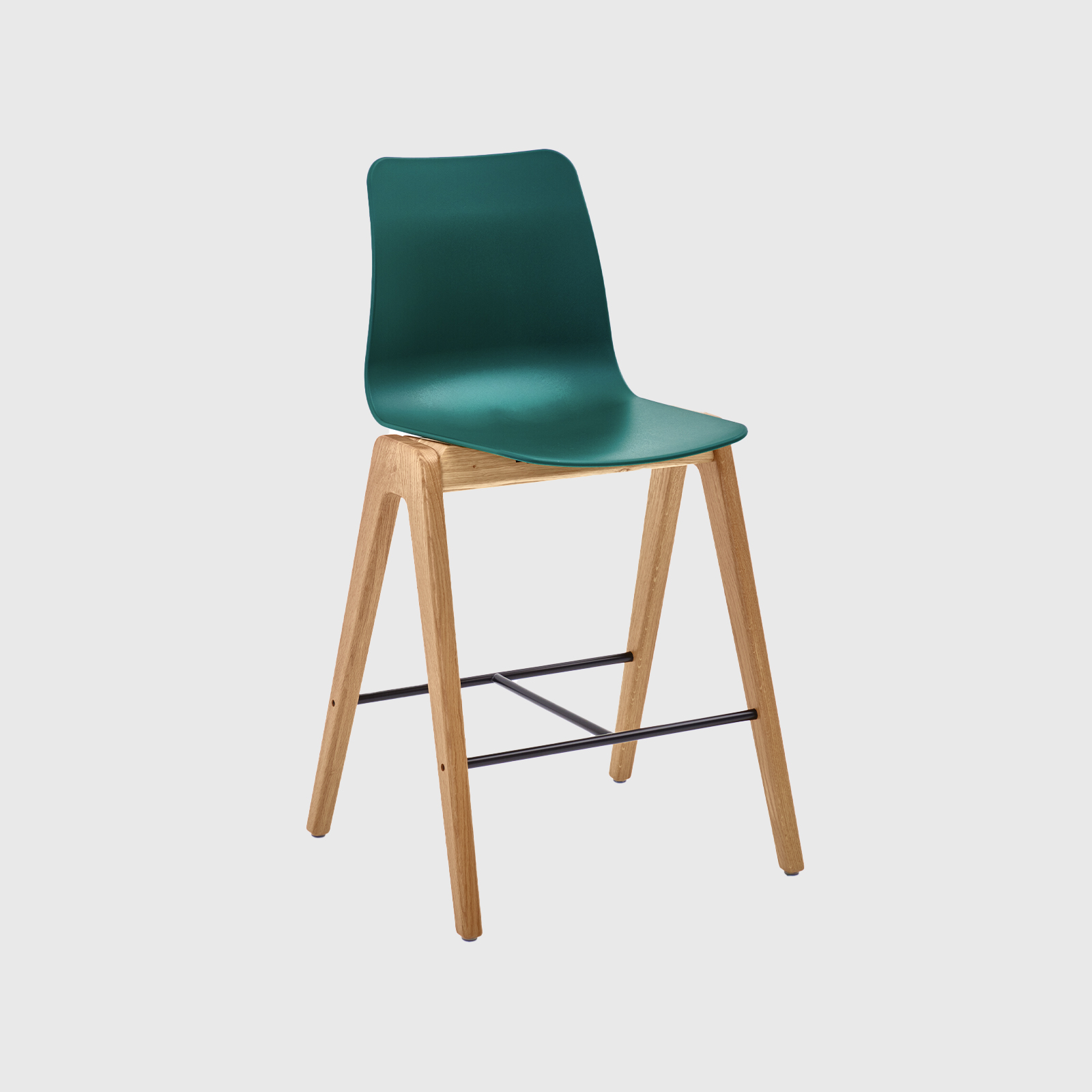 NaughtOne Polly Stool, Wood Base | Living Edge