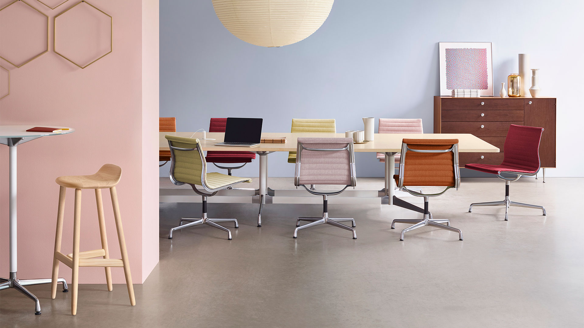 Herman Miller Eames Table with Segmented Base | Living Edge