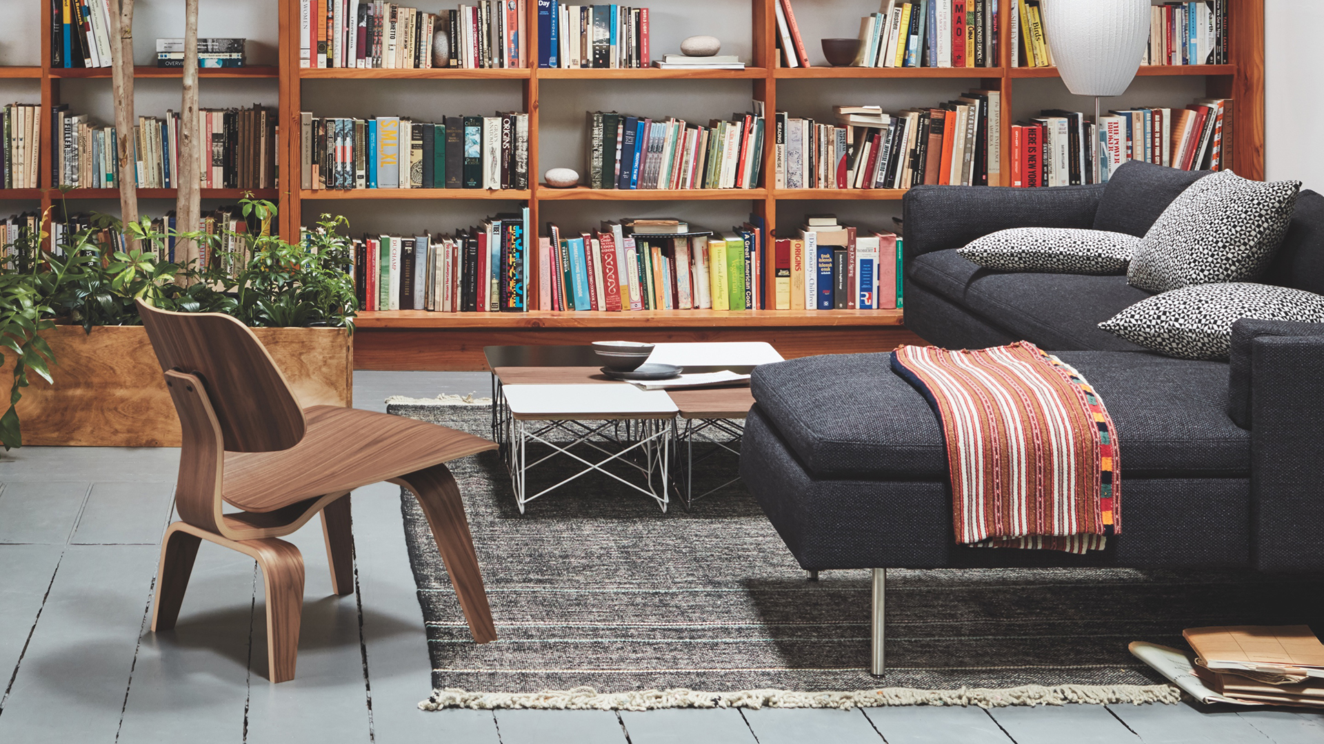 Herman Miller HM X HAY - Eames® Moulded Plywood Lounge Chair | Living Edge