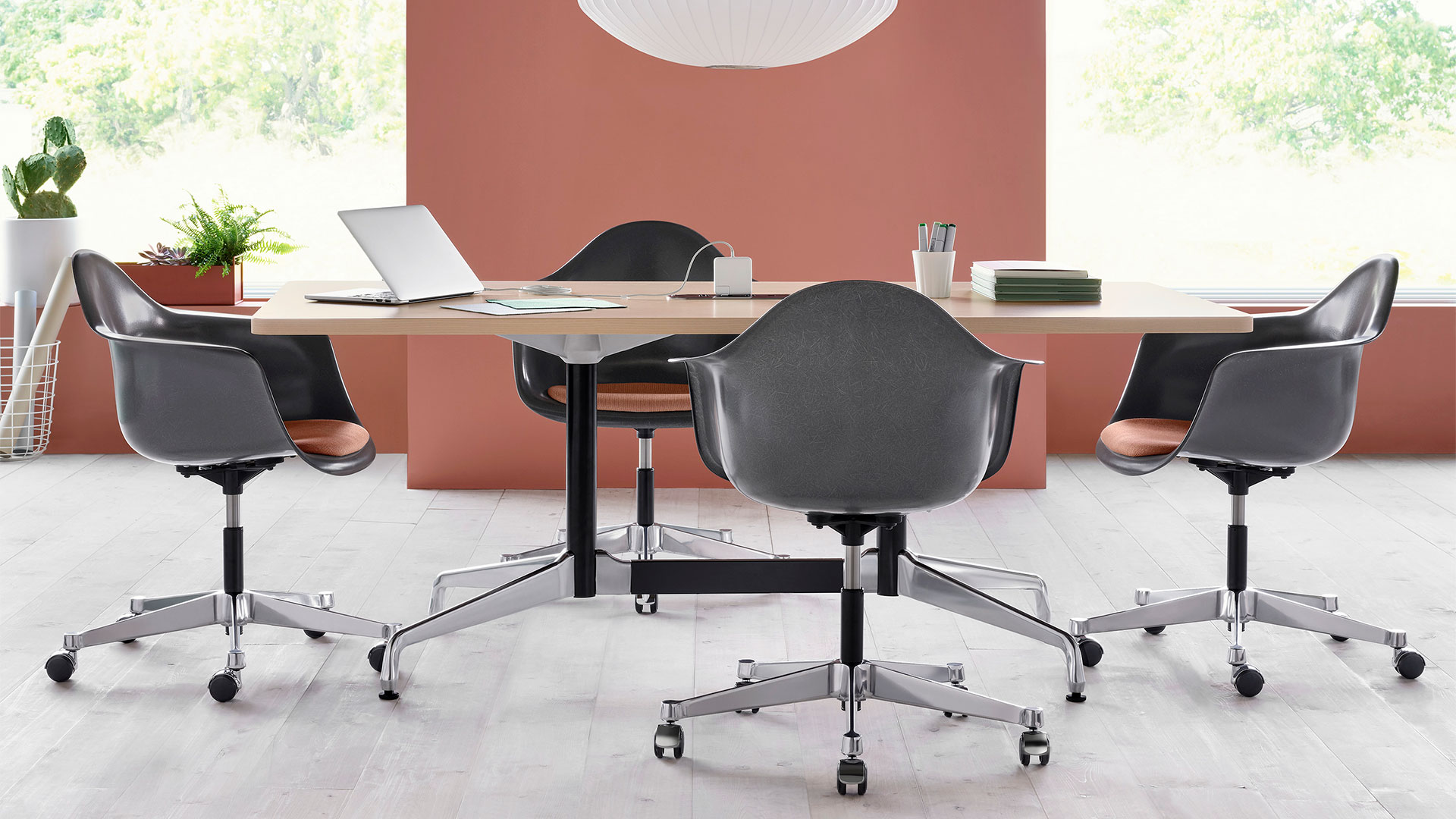 Herman Miller Eames Table with Segmented Base | Living Edge