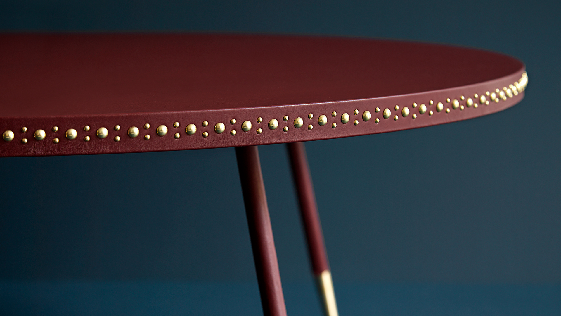 Bethan Gray Stud Coffee Table | Living Edge