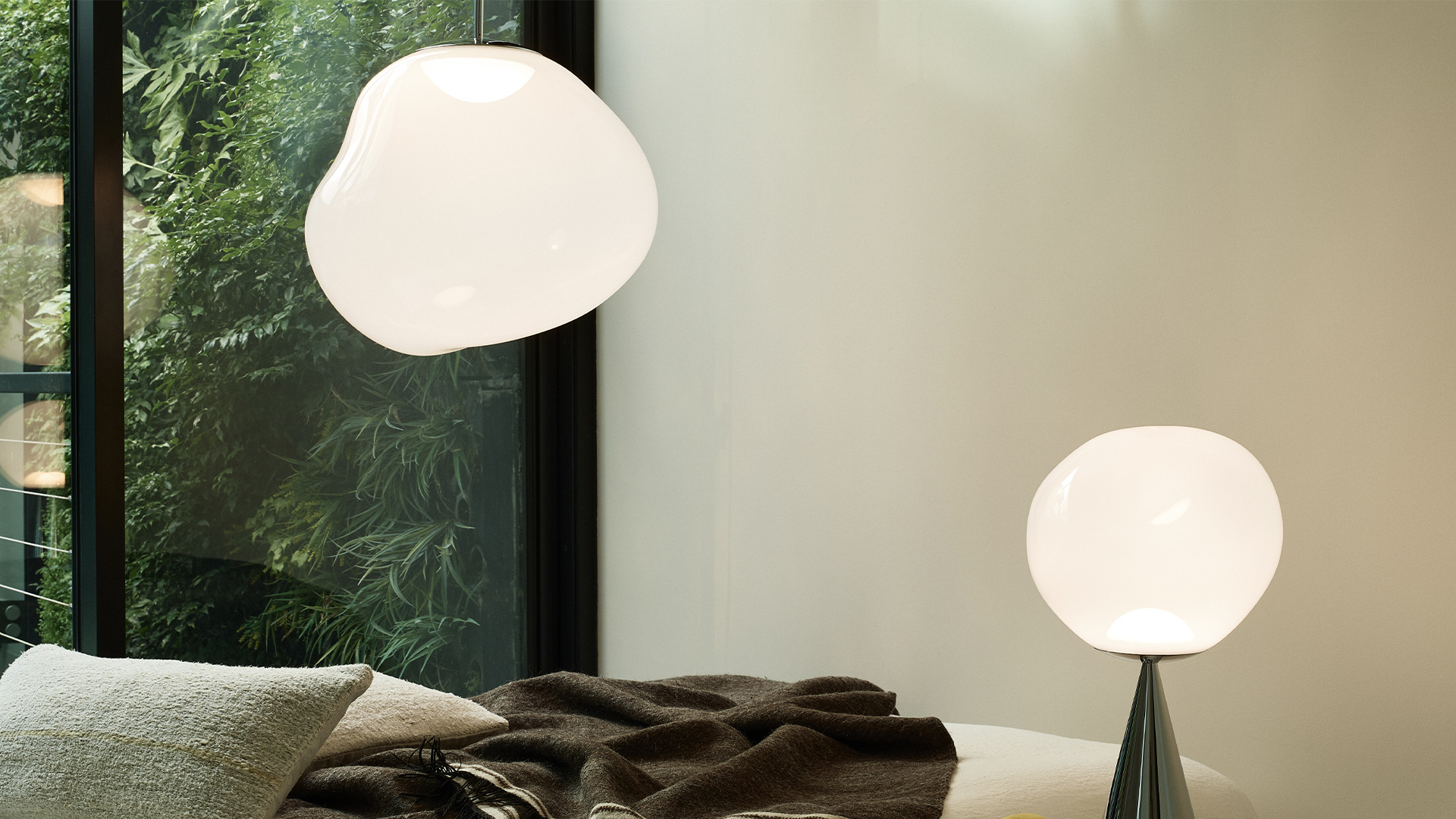 Tom Dixon Melt Pendant, Opal | Living Edge